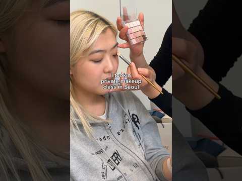 Celebrity Salon in Korea 👀 | private makeup class in Seoul #kbeauty #koreanmakeup #kpopmakeup