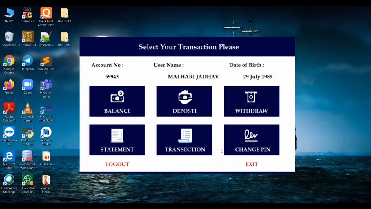 C# full project(ATM Management System)with source code || MJ TECHNICAL SOLUTION