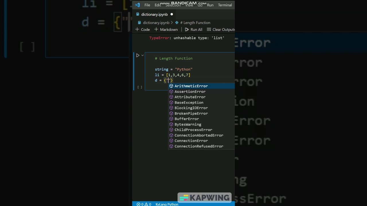 Len Function of Python