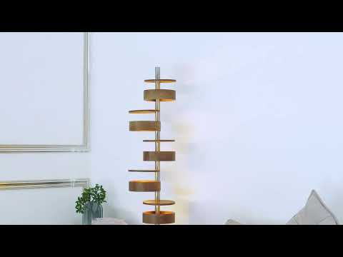 Luminis Wooden Floor Lamp — Where Light Meets Sculpture
