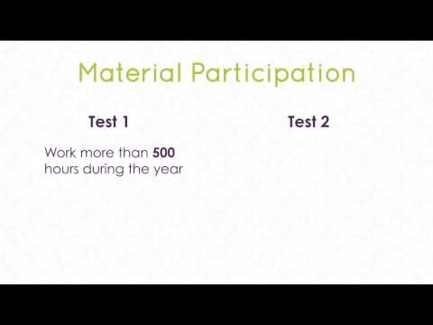 Material Participation & At-Risk Rules: Does your business qualify as Self-employed work?