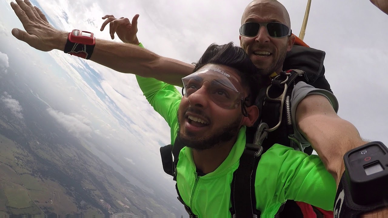 Tandem Skydive @skydive temple