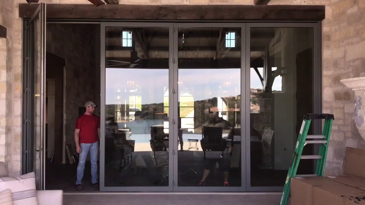 Weiland Bi-Folding Sliding Glass Door