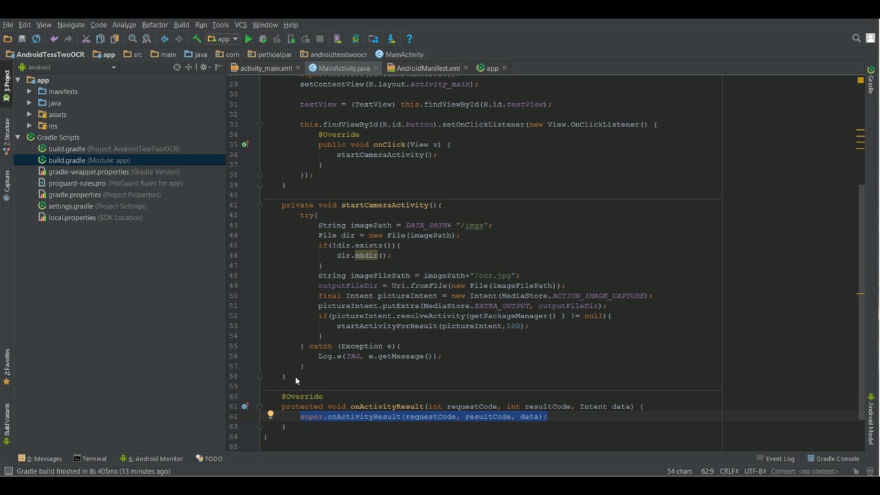 Android OCR Tess-two