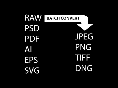 Batch Convert and Resize Images From Adobe Bridge