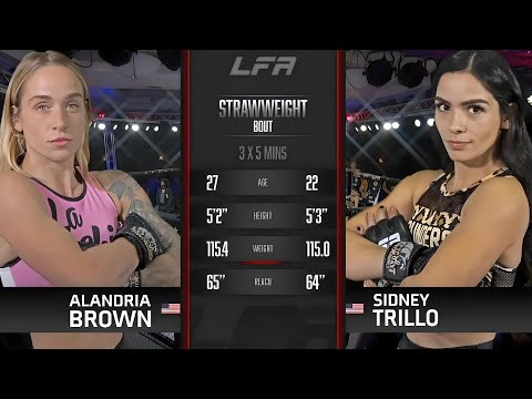 SID "VICIOUS" TRILLO vs ALANDRIA BROWN | Full Fight | LFA Fights