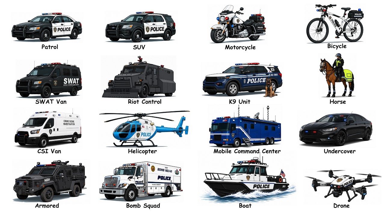 Every Police Vehicle Explained