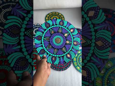 10inch₹440/- #mandalaart #art #mandaladrawing #lippanartwork #art #dotmandalaart