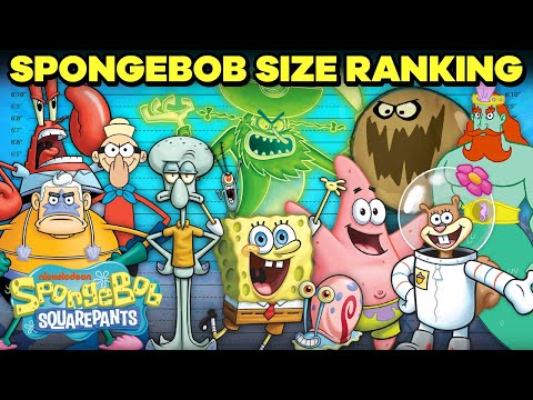 SpongeBob Characters Ranked by Size! | SpongeBob