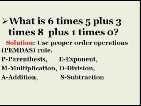 What is 6 times 5 plus 3 times 8 plus 1 times o? Basic aptitude question for job entrance exam bank