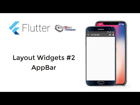 Learn Flutter Tutorial Layout Widgets 2 App Bar - Mind Luster