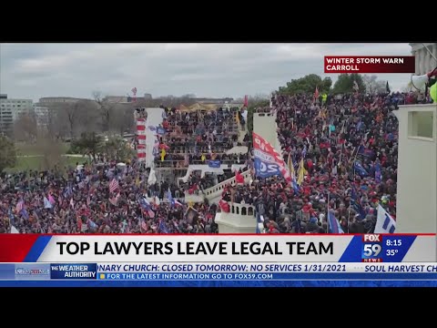 Top lawyers leave Trump's legal team