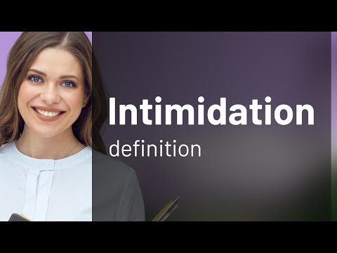 Intimidation | INTIMIDATION meaning