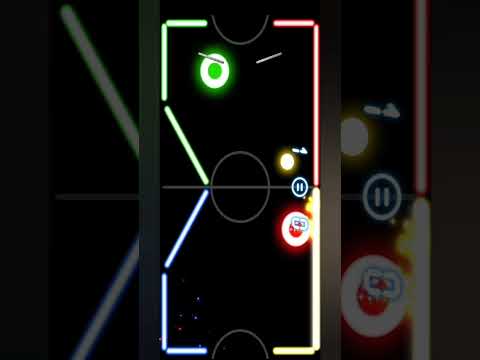 Air hockey game mobile gameplay video #shortsvideo #games #airhockey
