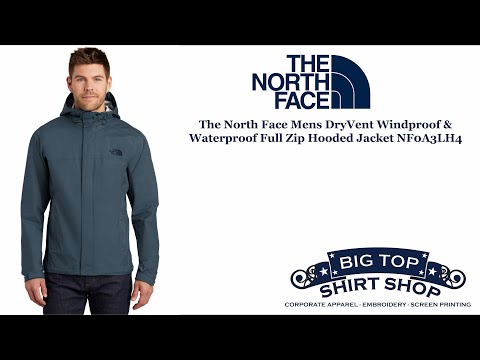 The North Face Mens DryVent Windproof & Waterproof Full Zip Hooded Jacket NF0A3LH4