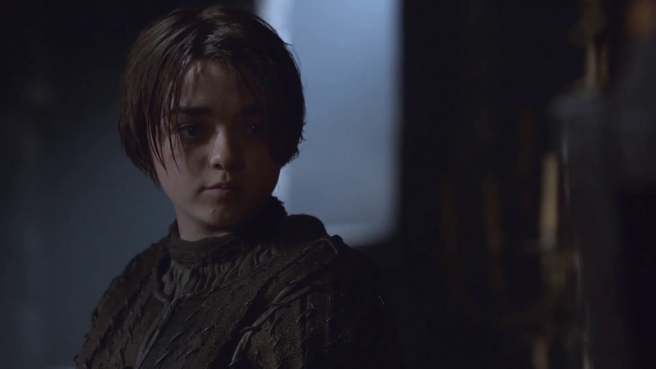 Arya speaking proper, properly