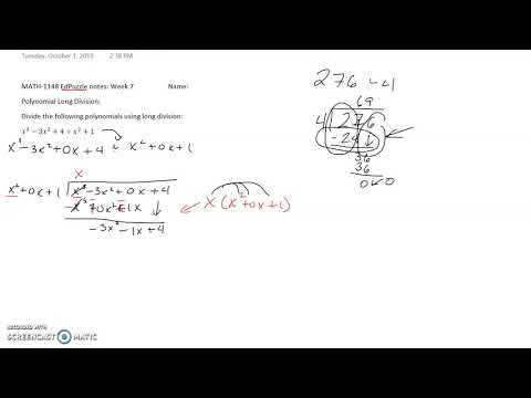CSCC MATH-1148 Edpuzzle 7.1