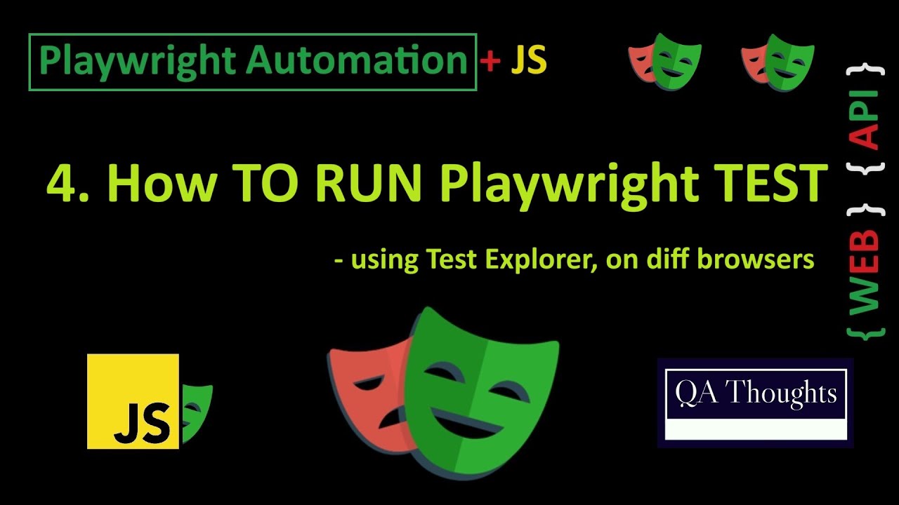 How to run playwright tests in VSCode? | Playwright with JavaScript | QA Thoughts
