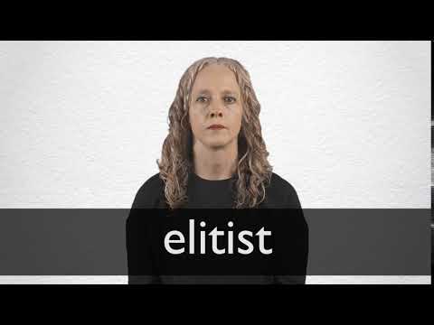 ELITIST definition in American English | Collins English Dictionary