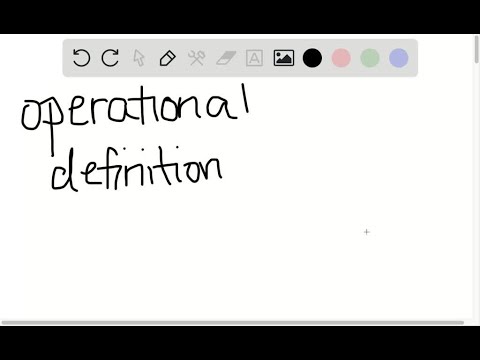 What are examples of operational definitions in an experimental psychology research journal? For in…