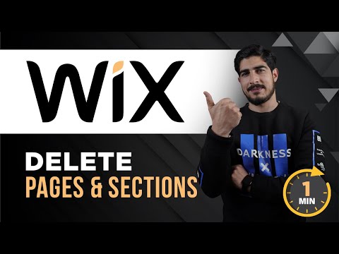 How To Delete A Page On Wix Website 2025 | Wix Delete Page | Wix Remove Section