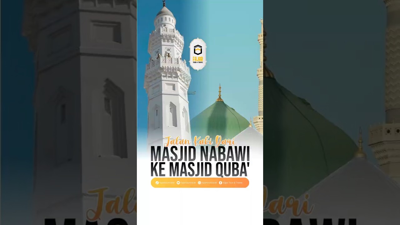 Jalan kaki dari Masjid Nabawi ke Masjid Quba! 🚶‍♂️✨