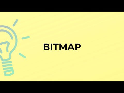 What is the meaning of the word BITMAP?