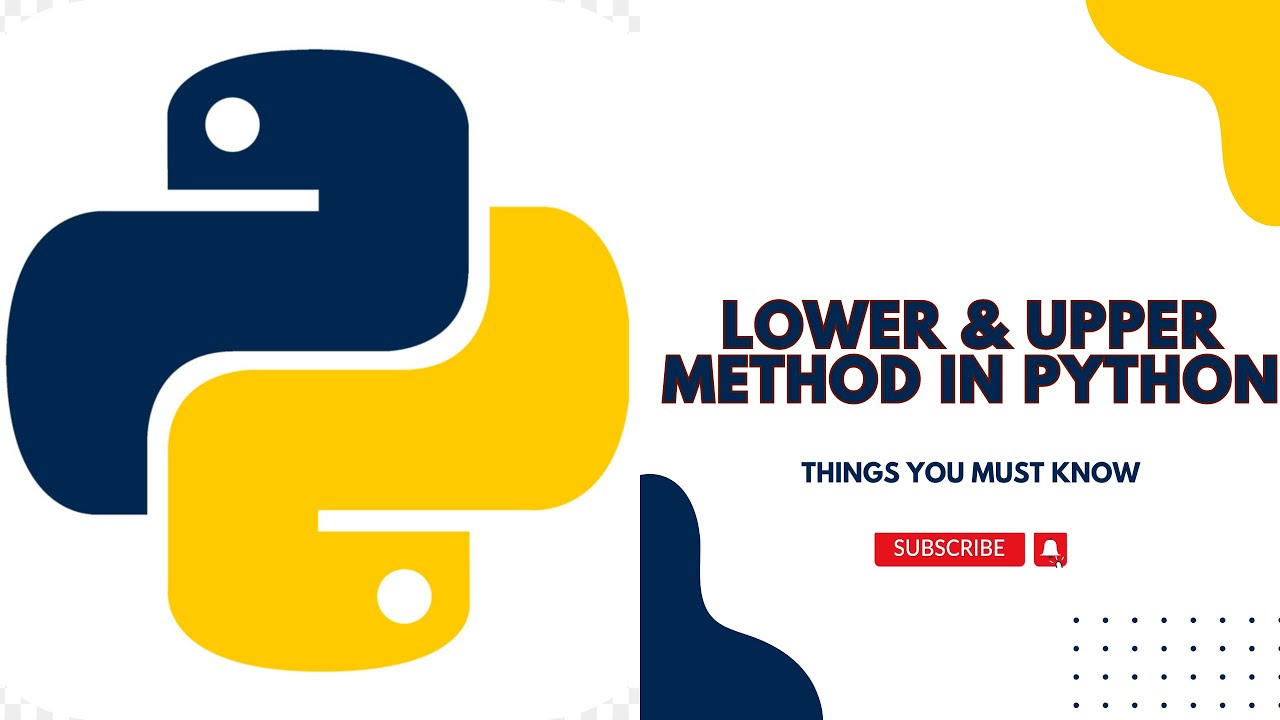 lower and upper method in python | string methods in python | Python Tutorials 2023 #stringmethods