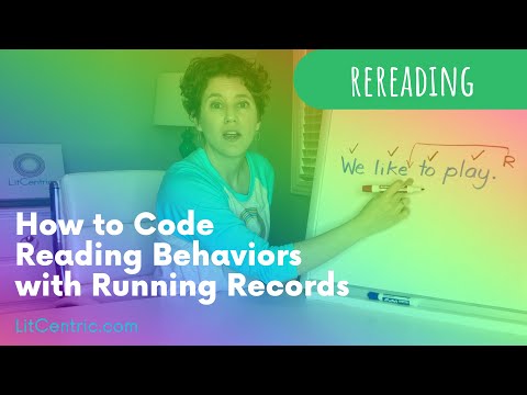 LEARN HOW TO CODE RUNNING RECORDS - rereading