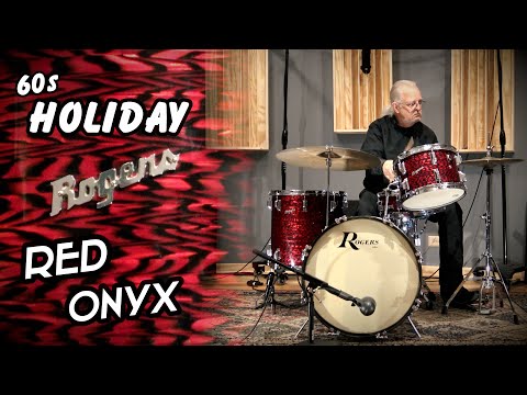 Rogers 20/12/16"60's Holiday Cleveland Era Drum Set - Red | Reverb
