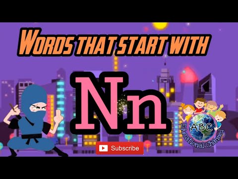 Words that start with Nn | Letter Nn | The Alphabet