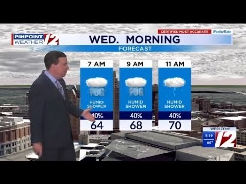 Pinpoint Weather 12 Forecast 6/17/25 Showers Fog Tonight