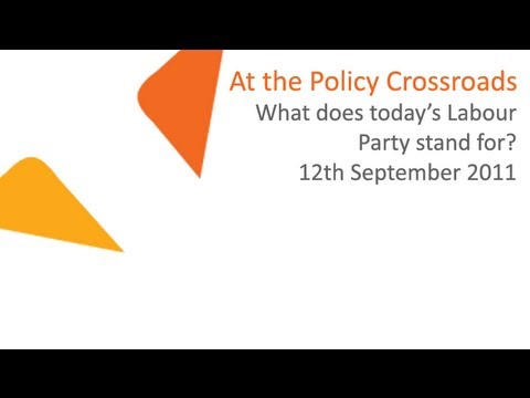 At the policy cross-roads: What does today's Labour Party stand for? | 12.09.11