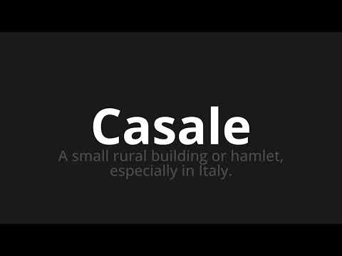 How to pronounce Casale