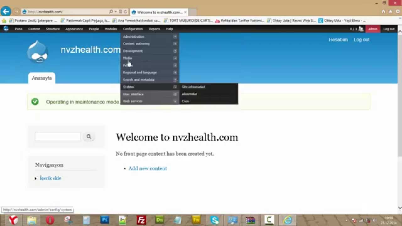 How to create Drop down menu in Drupal 7 Fast & Easy