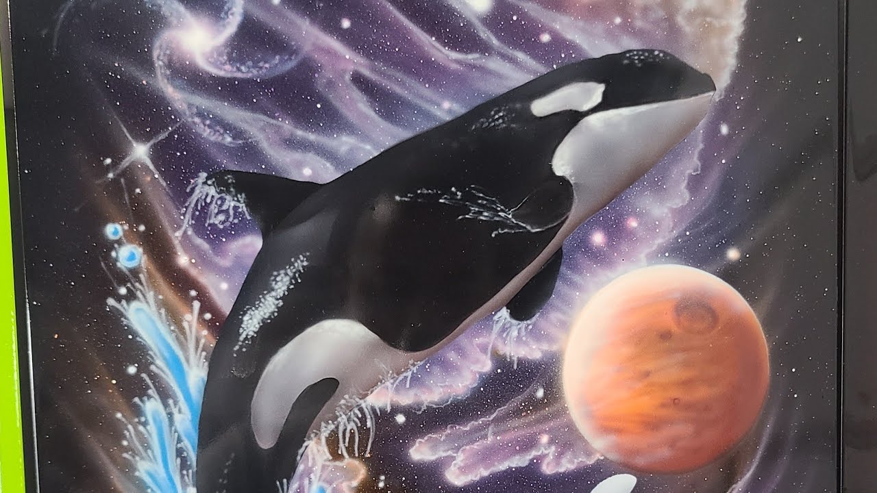 Airbrushing Gerald Mendez Panel Part 1