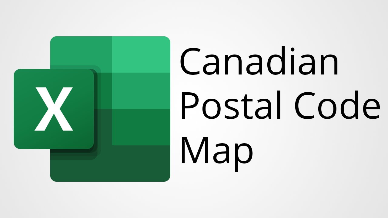 Excel Map with Canadian Postal Codes