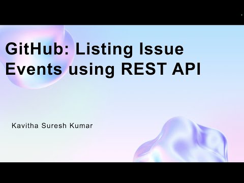 GitHub: Listing Issue Events using REST API