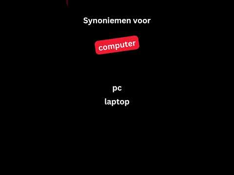 Synoniemen voor computer