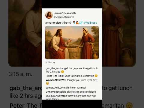 If the Bible Had A Social Media Account - Woman at the Well