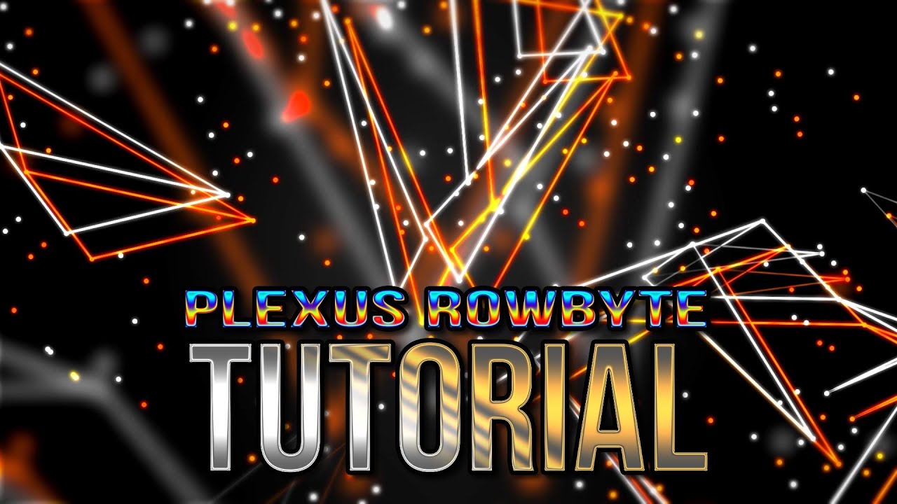 Plexus Rowbyte | After Effects Tutorial Background #370