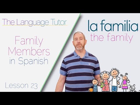 Spanish Vocabulary: Family Members | The Language Tutor *Lesson 23*