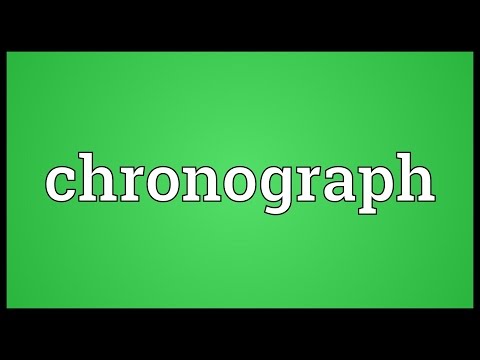 Chronograph Meaning