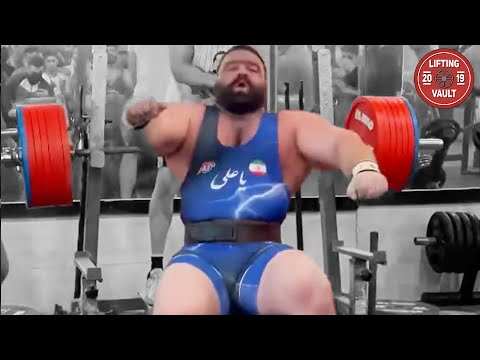 Danial Zamani 365 kg (804 lbs) Raw Bench.