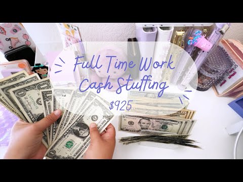 Full Time Work $925 || Cash Stuffing Semi- Monthly