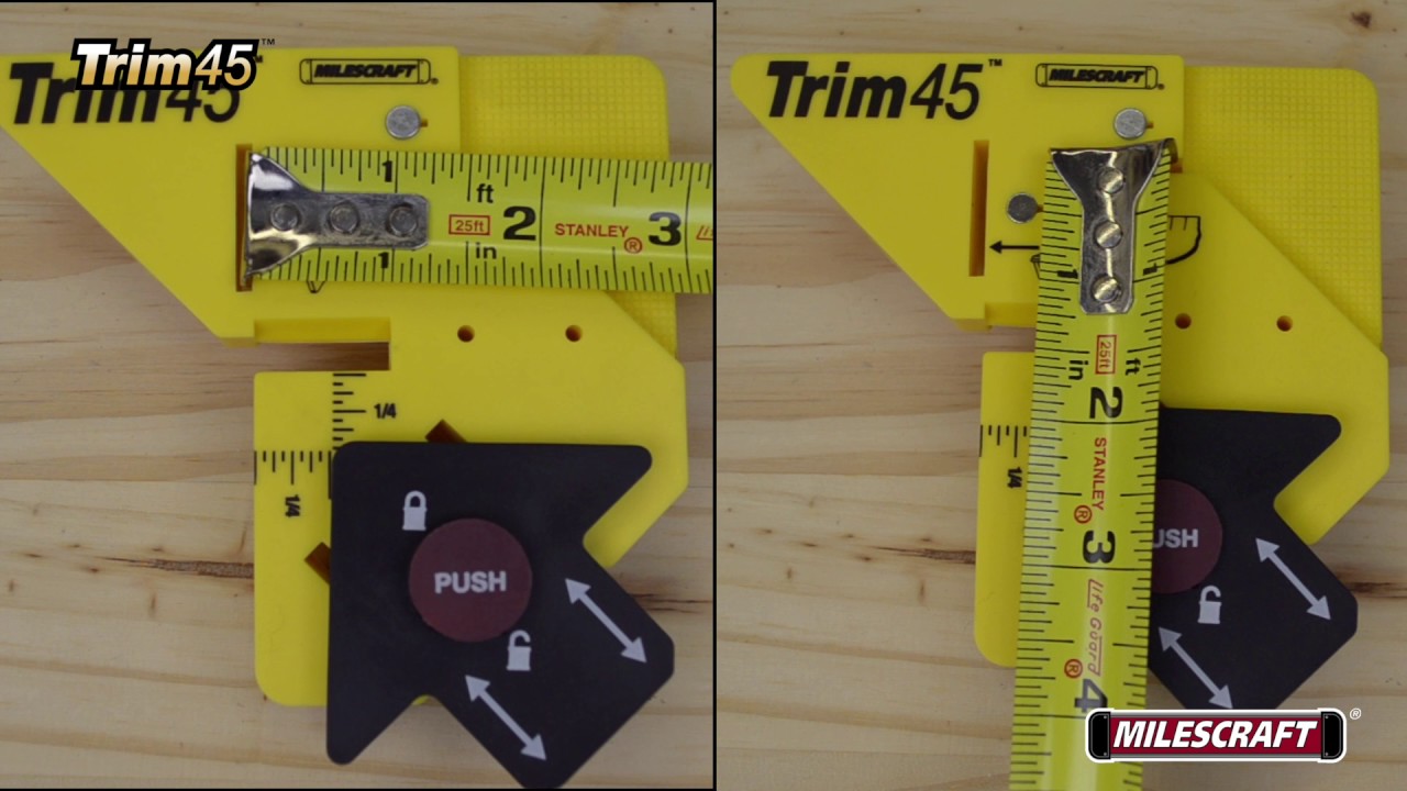 Milescraft 8401 Trim45 - Trim Installation Tool, Carpentry Aid