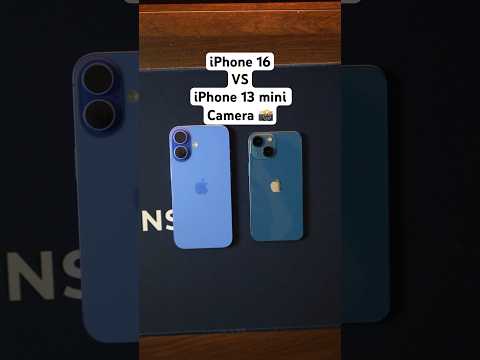 iPhone 16 VS iPhone 13 mini Camera πΈ #shorts #iphone16