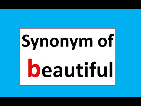 beautiful synonyms.....find all words which you can use in place of beautiful to enhance vocabs