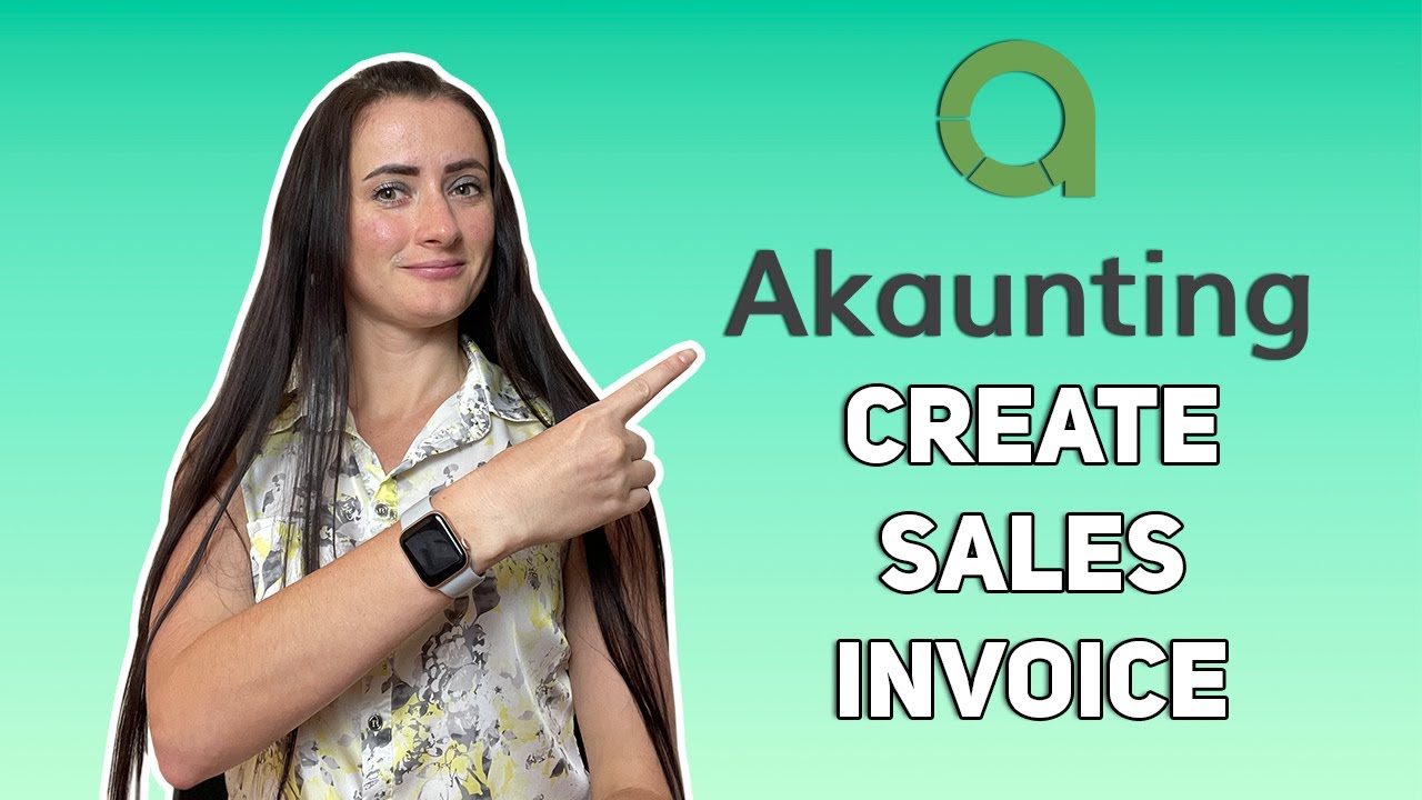 How to issue Sales Invoice on Akaunting?