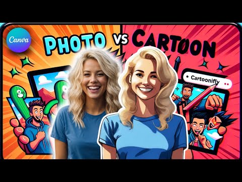 Cartoonize Your Photos With Canva (EASY & FREE)